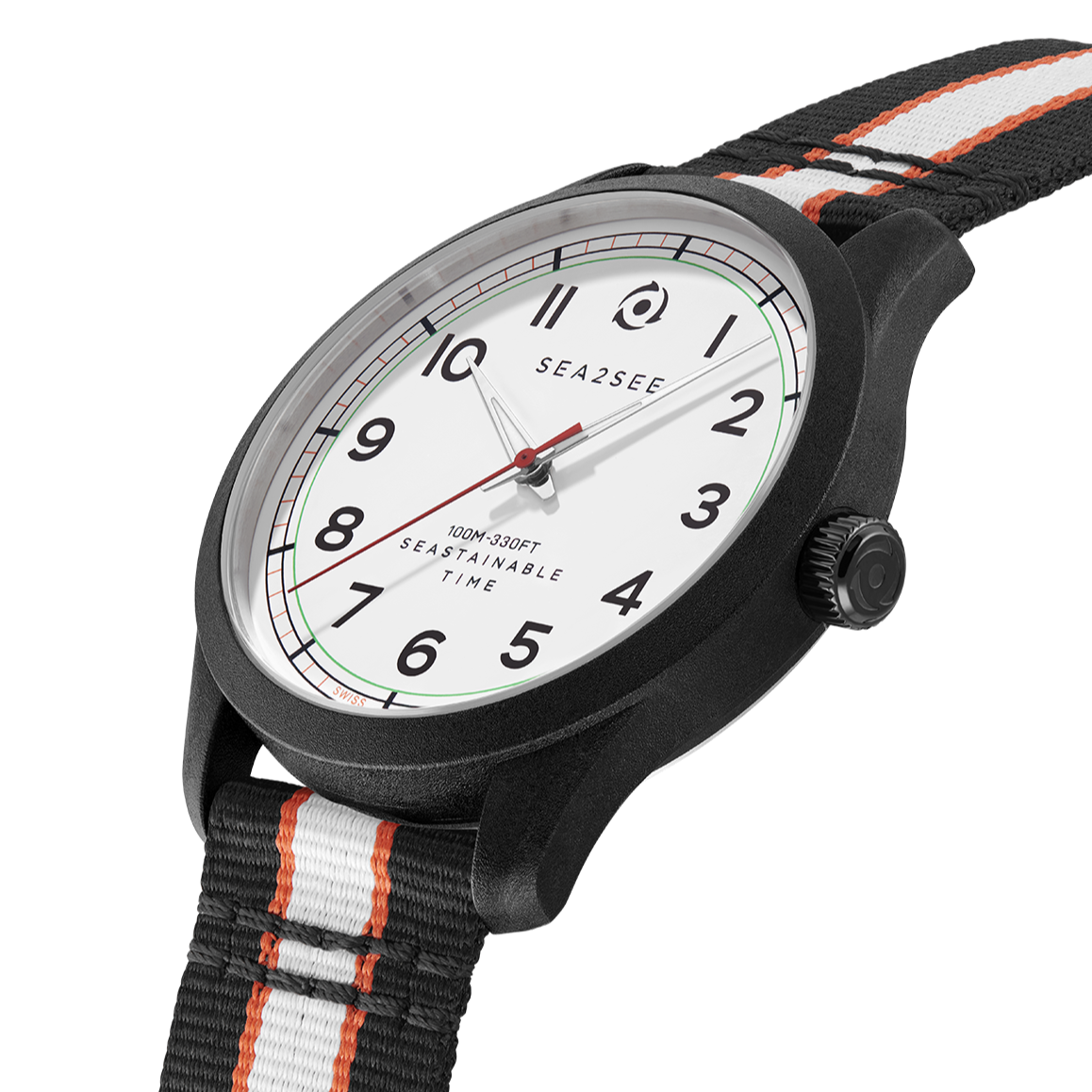 MONTECARLO RECYCLED OCEAN PLASTIC SWISS WATCH